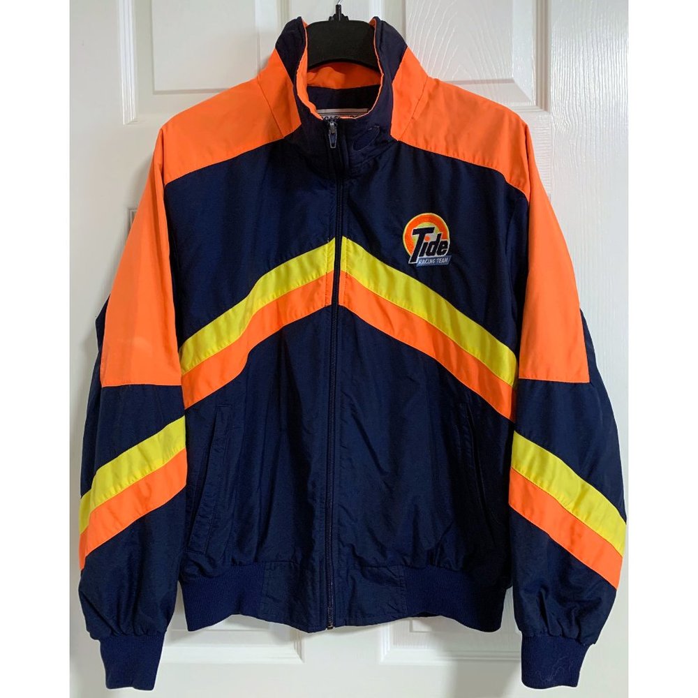 Vintage Tide Racing Team Jacket, Made In Usa - Gem